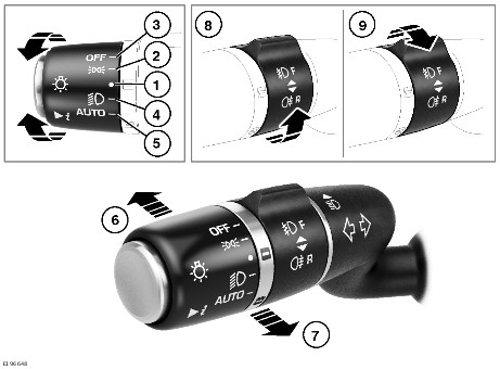 Jaguar xf fog light switch store